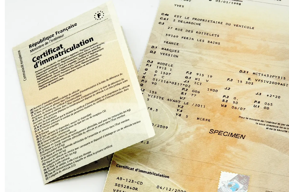 Champ P6 sur carte grise : signification et explication détaillée